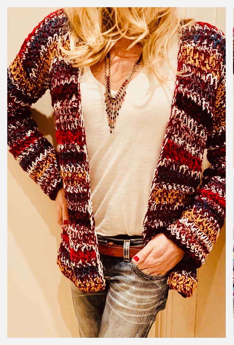Wrapped in bulky chains Vest - Haakpatroon – Crojennifer Haakpatronen
